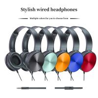 China JTY-450 Wired Over-Ear Headphones with Microphone, 3.5mm Stereo Headset, Multi-Color Lightweight Headphones for Phone, Laptop, PC, Music & Gaming for sale