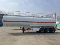 China 45 CBM Oil Tank Trailer with 5mm Tank Shell 90# Kingpin and 28T Landing Gear for Heavy-Duty Transport for sale