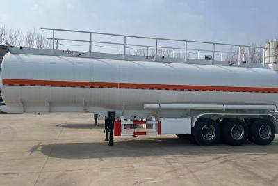 China 45 CBM Oil Tank Trailer with 5mm Tank Shell 90# Kingpin and 28T Landing Gear for Heavy-Duty Transport for sale
