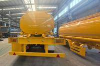 China 40000 Liter Capacity Carbon Steel Fuel Tanker Trailer with 2 Axle Configuration for Diesel Transportation for sale