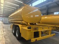 China 40000 Liter Capacity Carbon Steel Fuel Tanker Trailer with 2 Axle Configuration for Diesel Transportation for sale