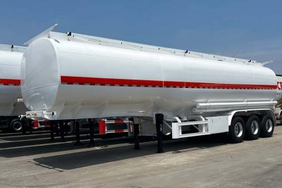 China 45000L and 50000L Capacity 3 Axle Fuel Tanker Trailer Diesel Tank Semi Trailer for Nigeria for sale