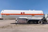 China 52.8 m³ Carbon Steel Butadiene Gas Tank Semi-Trailer with Air Suspension for Bulk Liquefied Gas Transport for sale