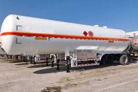 China 52.8 m³ Carbon Steel Butadiene Gas Tank Semi-Trailer with Air Suspension for Bulk Liquefied Gas Transport for sale