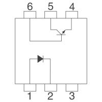 China Industry Standard Single Channel 6 Pin DIP Optocoupler 4N35 5300 VRMS for sale