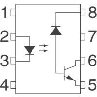 China TOSHIBA TLP550 Photocoupler Infrared LED Photo IC 2500Vrms Isolation DIP8 for sale