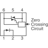 China MOC3063 Zero-Cross Optoisolator Triac Driver 6-Pin DIP 600V Peak Output IC for sale