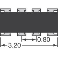 China YC164-JR-071KL SMD0603 Array Chip Resistor 4x1K Ohm 5% Thick Film for sale