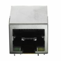 China 10/100 Base-TX RJ45 Ethernet Jack 1x1 Tab Down with LEDs 8 Pin 350µH for sale