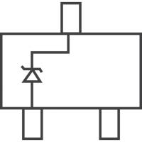 China BZX84-C6V2 Zener Diode 250mW SOT-23 Voltage Regulator Diode 6.2V for sale