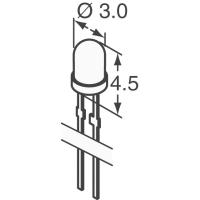 China TSAL4400 GaAs/GaAlAs IR Emitting Diode 940nm High Power Infrared LED T-1 3mm for sale