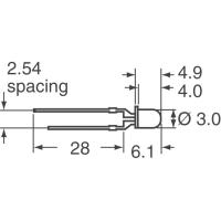 China Silicon PIN Photodiode SFH229FA 880nm 10ns Switching Time 3mm LED Package for sale