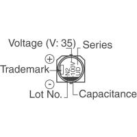 China UUD1E221MNL1GS Aluminum Electrolytic Capacitor 220uF 25V SMD Low Impedance for sale