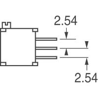 China 3296X-1-204LF Trimmer Potentiometer 200k Ohm 25-Turn SMD New Original Stock for sale