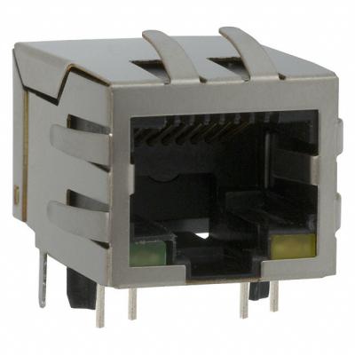China Original Connect RJ45 Ethernet Jack Plug J00-0065NL 8-Pin Integrated Magnetics 10/100 Base-TX for sale