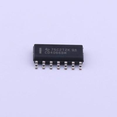 China Texas Instruments CD4066BM CMOS Quad Bilateral Switch 14-Pin SOIC Encoder Decoder Multiplexer for sale