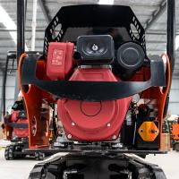 China EPA Certified Gasoline  1.5 Tonne Excavator Hydraulic Crawler Smallest Mini ISO9001 for sale