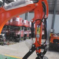 China 0.8 Tonne Mini Digger With Auger SGS Diesel Engine Excavator for sale
