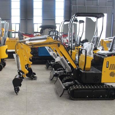 China Crawler 1T Micro Digger Internal Combustion Drive Hydraulic Compact Excavator for sale