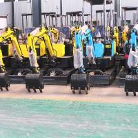 China ISO9001 1 Ton Mini Digger Small Mini Excavator 1000kg Durability Structure for sale