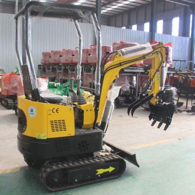 China EURO 5 1T Mini Excavator Crawler Bagger CE Mini Excavator Tailless Slewing for sale
