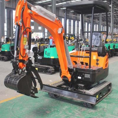 China ODM 1T Hydraulic Excavator Machine Boom Sway Mini Bagger Excavator for sale