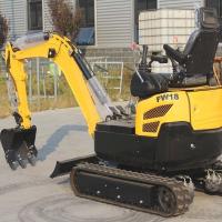 China EPA Moving Type  Micro Mini Excavator CE Design 1.2 Ton Mini Digger for sale