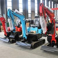 China EPA Moving Type  Micro Mini Excavator CE Design 1.2 Ton Mini Digger for sale