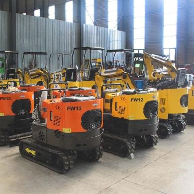 China ISO9001 EPA   Micro Mini Excavator 1.2T Three Cylinders Euro 5 for sale