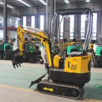 China Piling Mini Bucket Wheel Excavator 1545mm Track Length for sale