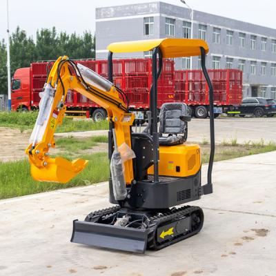 China SGS 1.8 T Excavator With Attachments Mini Excavator Machine Hydraulic Transmission for sale