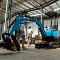 China ISO9001 Mini Crawler Excavator Low Noise Mini Excavator 250mm Track Width for sale