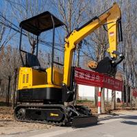 China Arm Cylinder EPA Smallest Mini Digger 10rpm Swing Speed Mini Excavator for sale