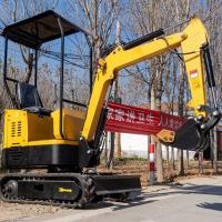 China Tailless Slewing Arm Cylinder Excavator ISO9001 Micro Mini Digger for sale