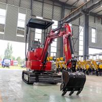 China Excavator Mini Thumb Excavator Mini 2.6 Ton Tractor Excavator for sale