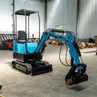 China Hydraulic Transmission 1.2 Ton Excavator Pile Pulling Electric Micro Digger for sale