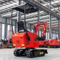 China Hydraulic Transmission 1.2 Ton Excavator Pile Pulling Electric Micro Digger for sale