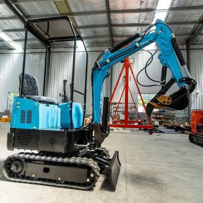 China 1.2 Ton Arm Cylinder Excavator Overall Width 1550mm Small Household Excavator for sale