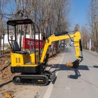 China Internal Combustion Drive  Wheeled Powerful Mini Excavator EPA for sale