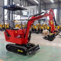 China 2600kg Arm Cylinder Excavator Hydraulic Transmission  Mini Digger On Trailer for sale