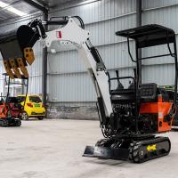 China Kubota Engine Mini Digging Machine Small Wheeled Excavator for sale