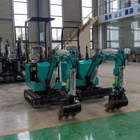 China Kubota Engine Mini Digging Machine Small Wheeled Excavator for sale