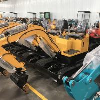 China Kubota Engine Mini Digging Machine Small Wheeled Excavator for sale