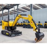 China Kubota Engine Mini Digging Machine Small Wheeled Excavator for sale
