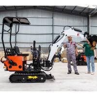 China New Diesel Engine Excavator Mini Excavator 1.0t Form China for sale
