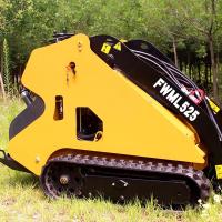 China Compact Diesel Wheel Mini Track Loader Hydraulic Rack Agricultural Tloader for sale