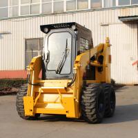 China EPA CE China Diesel Engine Mini Shovel Wheel Skid Steer Loaders for sale