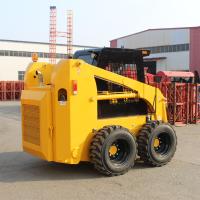 China EPA CE China Diesel Engine Mini Shovel Wheel Skid Steer Loaders for sale