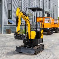 China 1ton Mini Garden Hydraulic Crawler Excavator With Retractable Chassis Customized for sale