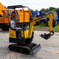China 1ton Mini Garden Hydraulic Crawler Excavator With Retractable Chassis Customized for sale